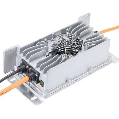 China 71.4V 60V 10A Lithium Battery Charger for Forklift Scooter with Fireproof Material for sale