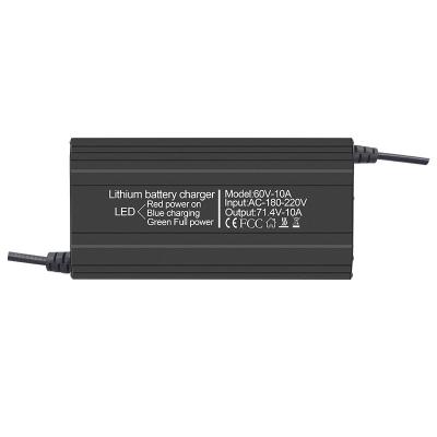 China 71.4V 15A 17S Lithium Battery Charger with LED Display for E-Bike E-Scooter 62.9V 20A for sale