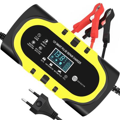 China 12V 20A Automatic Intelligent Pulse Repair Battery Charger for General Batteries 125W Output for sale