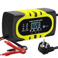 China 12V 20A Automatic Intelligent Pulse Repair Battery Charger for General Batteries 125W Output for sale