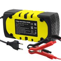 China Intelligent 12V 10A Pulse Repairing Battery Charger for Motorcycle Car Lead Acid for sale