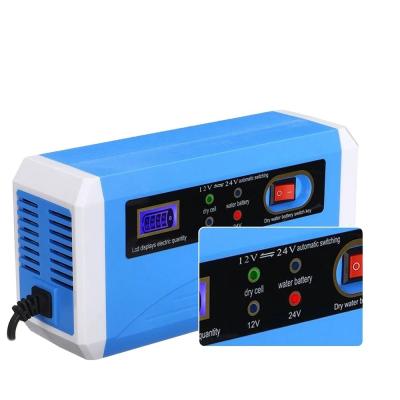China 12V 24V 10A Fully Intelligent Pulse Repair Battery Charger for Scooter Ebike Motorcycle for sale