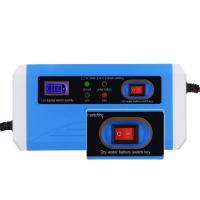 China 12V 24V 10A Intelligent Lead Acid Battery Charger with Automatic Repair for Truck Car Motorcycle for sale