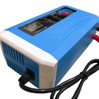 China 12V 24V 10A Intelligent Automatic Battery Charger for Motorcycle Ebike Car Lead Acid for sale