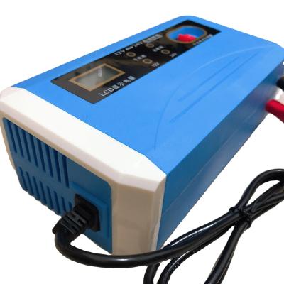 China 12V 24V 10A Intelligent Automatic Battery Charger for Motorcycle Ebike Car Lead Acid for sale