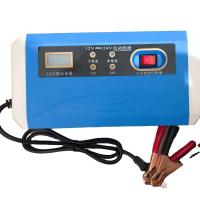 China 12V 24V 10A LCD Display Fast Charging Battery Charger for E-Bike Electric Scooter Lead Acid for sale