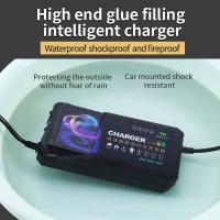 China 48V 20Ah Lead Acid Battery Charger 220W Smart Electric Motorcycle Charger with CE FCC for sale