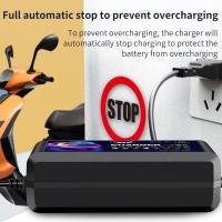 China 48V 20Ah Lead Acid Battery Charger 220W Smart Electric Motorcycle Charger with CE FCC for sale