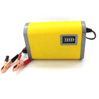 China 12V 6A Intelligent Lead Acid Battery Charger with LCD Display for Motorcycle Car for sale