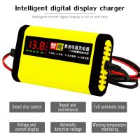 China Intelligent 12V 6A Pulse Repair LCD Battery Charger for Car Motorcycle Lead Acid AGM Gel Wet for sale