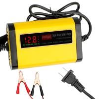 China Intelligent 12V 6A Pulse Repair LCD Battery Charger for Car Motorcycle Lead Acid AGM Gel Wet for sale