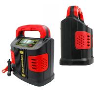 China 12V 24V 12A 6A LCD Smart Pulse Repair Lead Acid Battery Charger with Temperature Compensation for sale