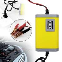 China Intelligent 12V 6A Lead Acid Battery Charger 110V 220V for Motorcycle Car for sale