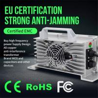 China E-Forklifts Aluminum Shell Digital Display Charger 48V 58.4V 20A Intelligent Fast Charging for LiFePO4 Battery for sale