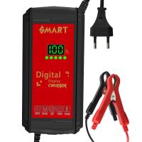 China Intelligent 12V 6A Lead Acid Battery Charger for Motorcycle E-Bike with Fireproof Material for sale