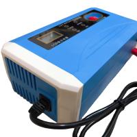 China Intelligent 12V 24V 10A Motorcycle Battery Charger with SCP Function 110V 220V for sale