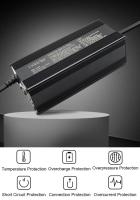 China 48V 15A 20A Lithium Ion Battery Charger 300W Intelligent Adjustable Aluminum Shell for sale