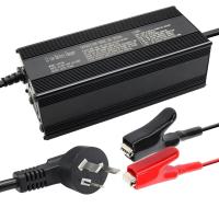 China 300W Multi-Protection Lithium Battery Charger 60V 10A 15A with 12V 1.5A Output for sale