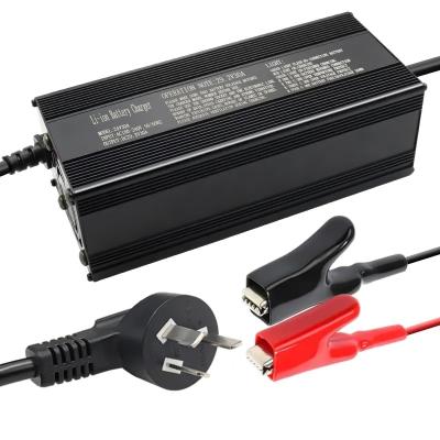 China 300W Multi-Protection Lithium Battery Charger 60V 10A 15A with 12V 1.5A Output for sale
