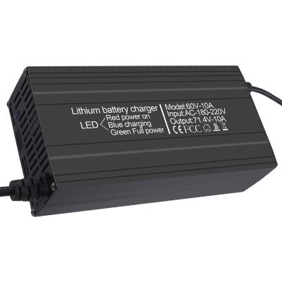 China 300W Aluminum Case Battery Charger 12V 24V 48V Lead Acid Lithium with 3 Stage Charging for sale