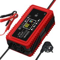 China 12V 12A 24V 6A Portable Smart Car Motorcycle Battery Charger with Fast Charging and SCP Function for sale