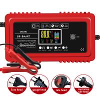 China 12V 12A 24V 6A Universal Lead Acid Battery Charger for Car AGM Battery Automatic Identification for sale
