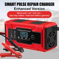 China Intelligent 12V 8A Lead Acid Battery Charger with 3-Stage Charging and Multiple Protections for sale