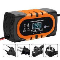 China Automatic 12V 10A Car Battery Charger Pulse Repair for Gel AGM Lead Acid Battery for sale