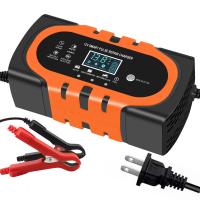 China 12V 10A Intelligent Lead Acid Battery Charger for Motorcycle AGM with 90% Efficiency for sale