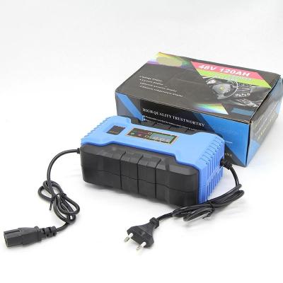 China 12V 6A Intelligent Lead Acid Battery Charger with 3 Stage Charging and Reverse Polarity Protection for sale