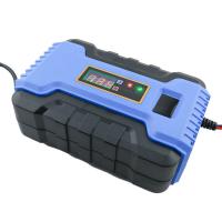 China Private Mold 12V 6A Automatic Intelligent Pulse Repair Battery Charger CE RoHS FCC Certified 90% Efficiency for sale