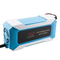 China Intelligent 12V 10A 7-Stage Smart Battery Charger for Lead Acid Batteries OEM Custom for sale