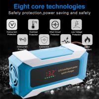 China Intelligent 12V 8A Lead Acid Battery Charger with Temperature Compensation for sale