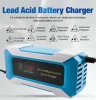 China 12V 8A 3 Stage Smart Battery Charger for Car Motorcycle Lead Acid AGM EFB for sale