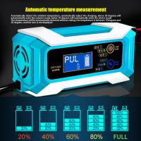 China Intelligent 12V 10A Lead Acid Battery Charger with UK US AU EU Plug for Car Motorcycle for sale