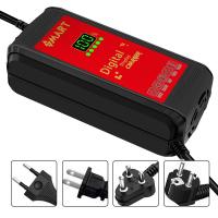 China Intelligent 12V 8A Lead Acid Battery Charger with Pulse Repair and Fireproof ABS Housing for sale