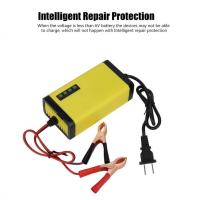 China 12V 4A 6A 8A 10A Smart Pulse Battery Charger with Repair Technology for E-bike Scooter for sale
