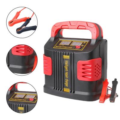 China 12V 12A 24V 6A Intelligent Automatic Pulse Repair Lead Acid Battery Charger for EV Scooter for sale