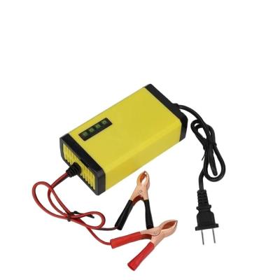 China 12V 6A Automatic Lead Acid Battery Charger CE RoHS FCC Pulse Charging for Car Motorcycle for sale