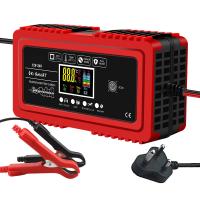 China 12V 24V 12A Pulse Repair Lead Acid Battery Charger with Fast Charging Speed for sale