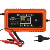 China 12V 12A 24V 6A Pulse Repair Lead Acid Battery Charger Intelligent ABS for sale