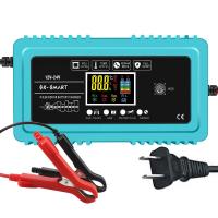 China Smart 7-Stage Auto Lead Acid Battery Charger 12V 6A 24V 3A for LiFePO4 Lithium Motorcycle Battery for sale