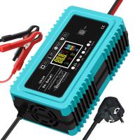 China Smart 7-Stage Auto Lead Acid Battery Charger 12V 6A 24V 3A for LiFePO4 Lithium Motorcycle Battery for sale