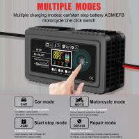 China 12V 24V 20A 10A Lead Acid Battery Charger Automatic Intelligent Universal Rechargeable Battery Charger for sale