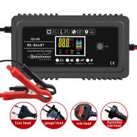 China 12V 20A Pulse Repair Smart Car Battery Charger for AGM Gel Lead Acid with Digital Display for sale