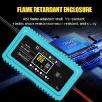 China Intelligent 12V 24V 12A Lead Acid Battery Charger with Pulse Repair for Motorcycle Car for sale
