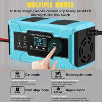 China 12V 8A Lead Acid Battery Pulse Repair Charger with Digital Display for Car Motorcycle Overvoltage Protection for sale