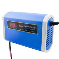 China Intelligent 12V 8A Lead Acid Battery Charger 7 Stage for Car Motorcycle AGM Gel EFB for sale