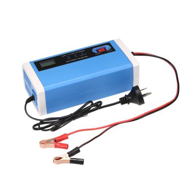 China 12V 10A 24V 5A Automatic Smart Car Battery Charger for AGM Gel Wet Lead Acid Battery Fast Charging for sale