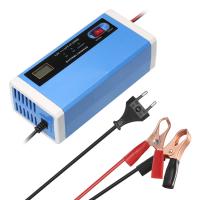 China 12V 10A 24V 5A Automatic Smart Car Battery Charger for AGM Gel Wet Lead Acid Battery Fast Charging for sale
